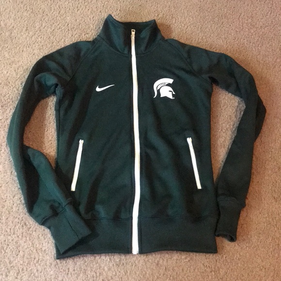 Nike | Jackets & Coats | Msu Nike Track Jacket | Poshmark
